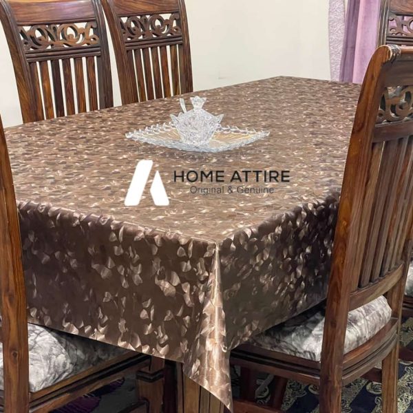 Fancy Dining Table Cover Sheet Plastic for 4 Seater 6 Seater 8 Seater ...