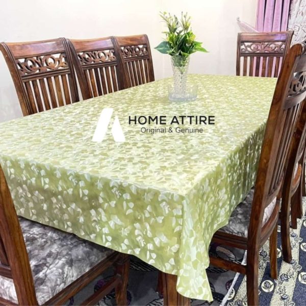 Fancy Dining Table Cover Sheet Plastic for 4 Seater 6 Seater 8 Seater ...