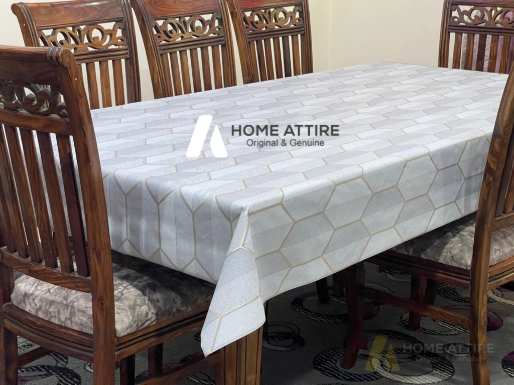 Stylish Hexagon Dining Table Cover for 4 6 and 8 Seater